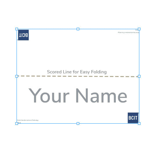 BCIT Tent Cards – BCIT Inventory