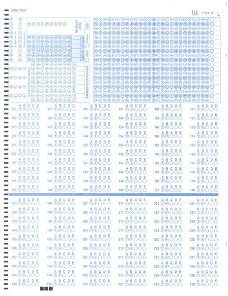 Exam Scantrons – BCIT Inventory